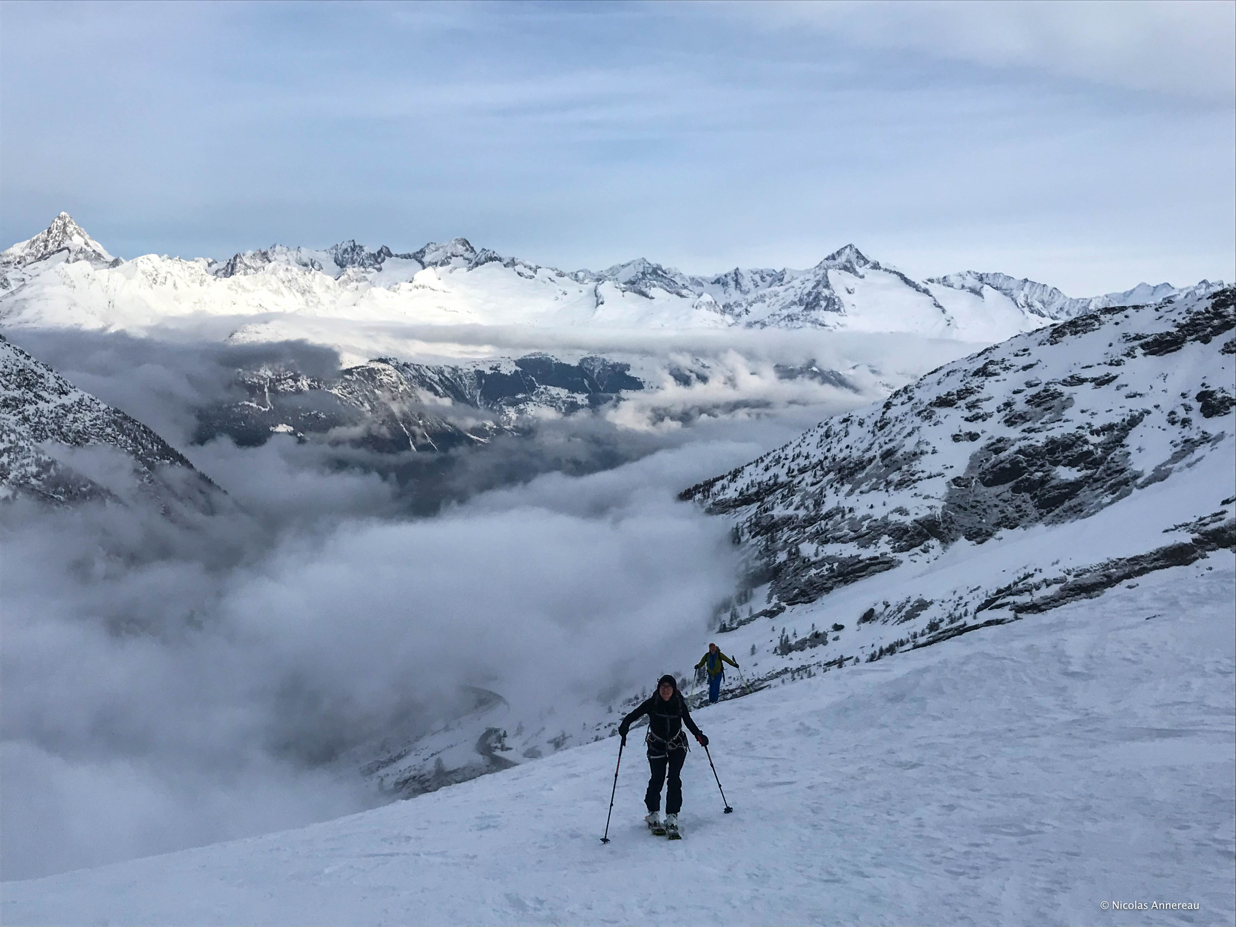 Ski de randonnée au Col du Simplon | Nicolas ANNEREAU